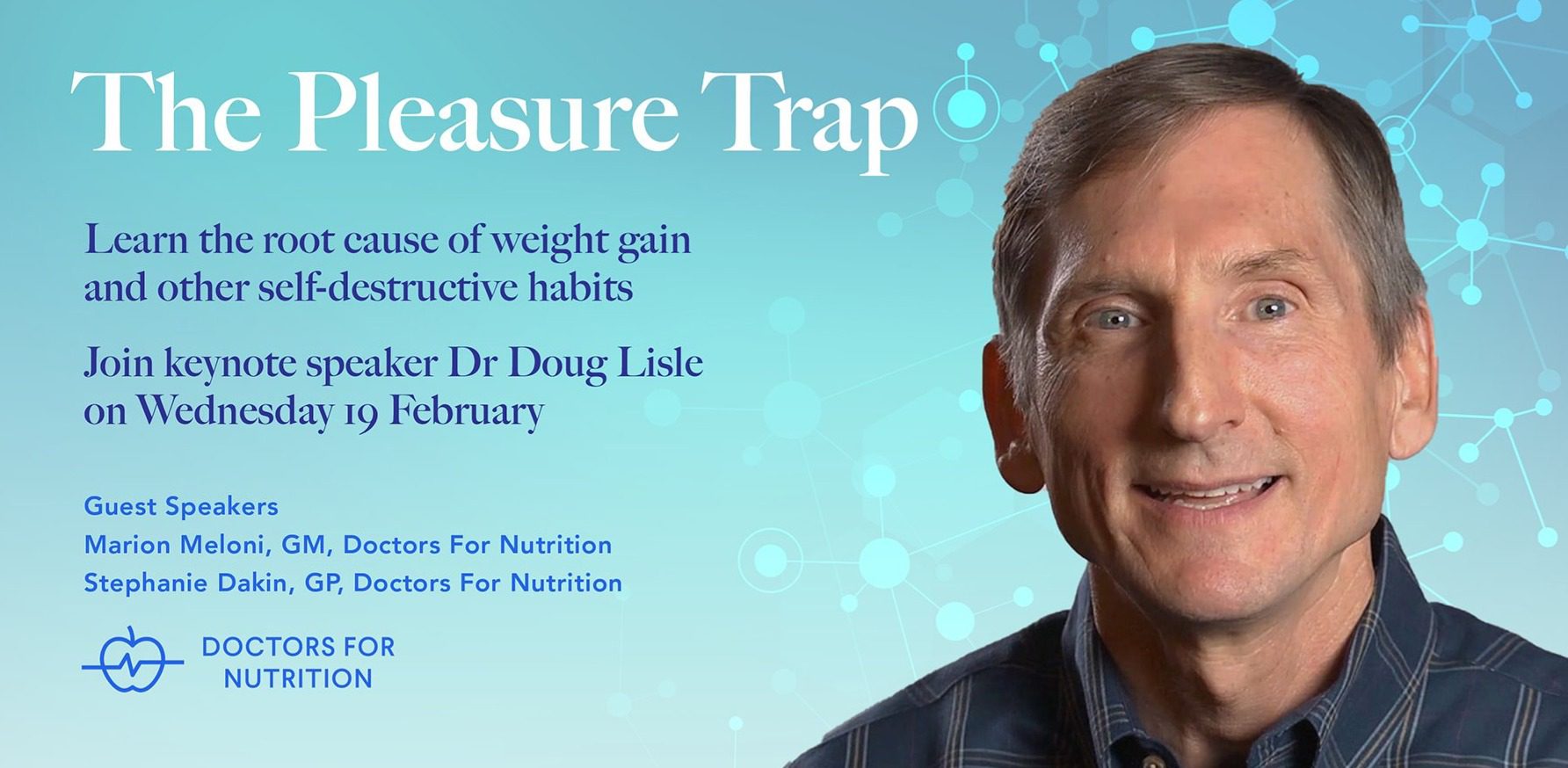US psychologist Dr Doug Lisle shares insights about ‘the Pleasure Trap ...